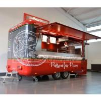 China Mobile Fast Food Trailer Trucks with High Speed Multifunction Snack Food Cart for sale