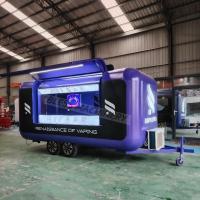China Vintage Electric Pizza Drive Mobile Food Truck Trailer Fully Equipped for Fruit in USA for sale