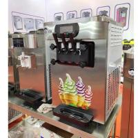 China Quick Frozen 3 Flavors Commercial Ice Cream Machine with Pre-Cooling Keep Fresh System for sale