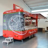China Custom Airstream Hot Dog Snack Fast Food Trailer with Full Kitchen in Europe Pizza BBQ for sale