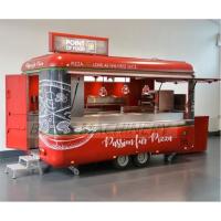 China Custom Airstream Hot Dog Snack Fast Food Trailer with Full Kitchen in Europe Pizza BBQ for sale