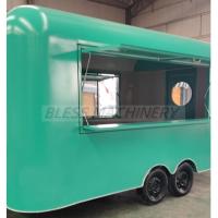 China Fully Equipped Trailer in L450.00cm*W210.00cm*H250.00cm Mobile Food Vending Truck for sale
