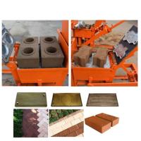 China 10% Discount Malaysia Manual Interlocking Brick Making Machine with Exhibited at Canton Fair for sale