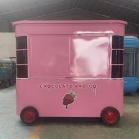 China Mobile Coffee Milk Tea Soybean Milk Fresh Juice Vegetable Fruit Salad Car Trolley with 1 for sale