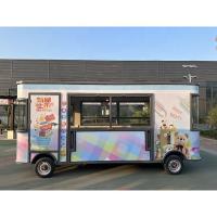 China Mobile Kitchen Food Truck with Fashionable Airstream Trailer and Corn Raw Material for sale