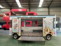 China Mobile Kitchen Food Truck with Fashionable Airstream Trailer and Corn Raw Material for sale