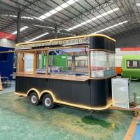 China Long Working Life Multifunctional Automatic Food Trailer for Outdoor Fast Food Business for sale