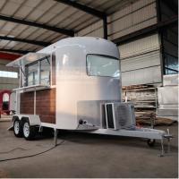 China 2024 Mobile Stainless Steel Trailer for Catering Bar Snack Fast Food Drink Ice Cream for sale