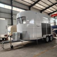 China 2024 Mobile Stainless Steel Trailer for Catering Bar Snack Fast Food Drink Ice Cream for sale