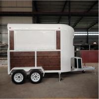 China 2024 Mobile Stainless Steel Trailer for Catering Bar Snack Fast Food Drink Ice Cream for sale