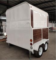 China 2024 Mobile Stainless Steel Trailer for Catering Bar Snack Fast Food Drink Ice Cream for sale
