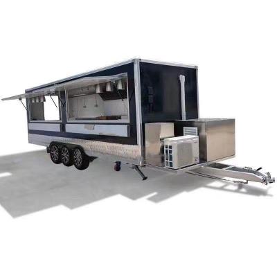 China Long Working Life Multifunctional Automatic Gasoline Food Trailer for Dairy Products for sale
