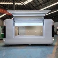 China Customized Galvanized Steel Mobile Food Snack Trailer Boutique Cart for and Retail for sale
