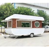 China Directly Sell Mobile Catering Food Kiosk Fast Food Trailer with Stainless Steel for sale