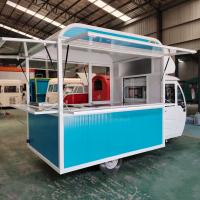 China Multifunctional Mobile Electric Fast Food Snack Tricycle Pedicab Three-Wheeler in 2023 for sale