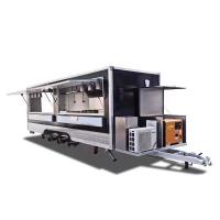 China 2022 CE Approved Semi-Trailer 4 Wheels Mobile Food Carts with Customizable Options for sale