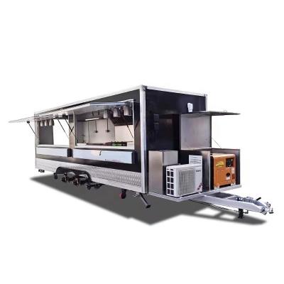 China 2022 CE Approved Semi-Trailer 4 Wheels Mobile Food Carts with Customizable Options for sale
