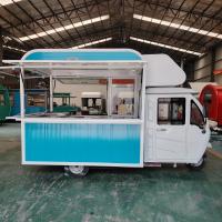 China Multifunctional Mobile Electric Fast Food Snack Tricycle Pedicab Three-Wheeler in 2023 for sale
