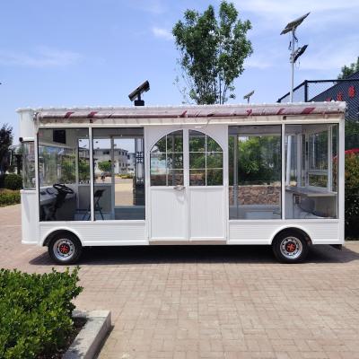 China External Wire or Solar Panel Powered Mobile Clothing Shop Trailer for Scarf Bag Shoes for sale