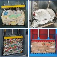 China 30 KG Pressure 30-100Pa Hydraulic Cardboard Baling Press Machine with Horizontal Design for sale