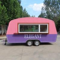 China 85kms Long Distance Advertising C Ahap Yapboz Mobile Food Cart with Customized Design for sale