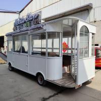 China 500*180*235cm Electric Mobile Fried Chicken Combo Cart with Coffee and Cola Beverage for sale