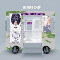China Mobile Barbershop with 85kms Long Distance and L420.00cm*W180.00cm*H230.00cm Size for sale