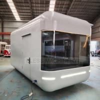 China 2500W-5000W Retro Food Trucks Fully Equipped Burger Van with Street Ice Cream Supplies for sale