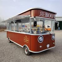 China Electric Mobile Fried Chicken Combo with Wheels 4 Road Wheels and Cola Beverage for sale