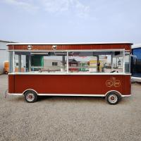 China Electric Mobile Fried Chicken Combo with Wheels 4 Road Wheels and Cola Beverage for sale