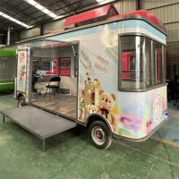 China Garment Shops Mobile Kitchen Ice Cream Concession Food Pizza Vending Catering Trailer Food Van for sale
