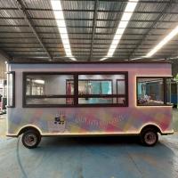 China Garment Shops Mobile Kitchen Ice Cream Concession Food Pizza Vending Catering Trailer Food Van for sale