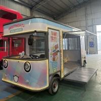 China Garment Shops Mobile Kitchen Ice Cream Concession Food Pizza Vending Catering Trailer Food Van for sale