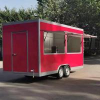 China Super Performance Car Towing Camper Van Equipment Vending Trailer L420cm*W180cm*H230cm for sale