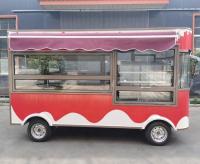 China 110V/220V Voltage Fast Food Trailer Truck for African Market 3000*2100*2500MM for sale