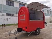China Galvanized Mobile Food Truck Trailer with 110V/220V/380V Voltage and Wheat Material for sale