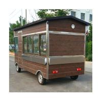 China Carved Metal Plate and Stainless Steel Coffee Ice Cream Mobile Food Truck for Campers for sale