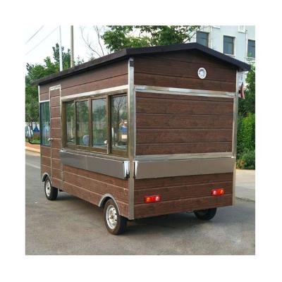 China Carved Metal Plate and Stainless Steel Coffee Ice Cream Mobile Food Truck for Campers for sale
