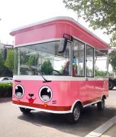 China First Class Electric Street Ice Cream Catering Cart for Travel Camping and Cold Drink for sale