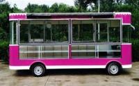 China First Class Electric Street Ice Cream Catering Cart for Travel Camping and Cold Drink for sale