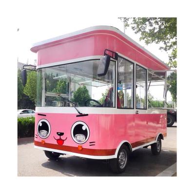 China Cute Electric Mobile Pizza Food Truck With Equipment Ideal for Manufacturing Plants for sale