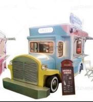 China Food Beverage Super Performance Mobile Food Cart with Low Investment and Water System for sale