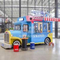 China Food Beverage Super Performance Mobile Food Cart with Low Investment and Water System for sale