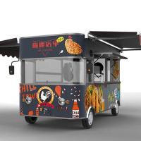 China Fully Equipped Fried Chicken Beer Snack Mobile Food Truck for Snack Lovers Everywhere for sale