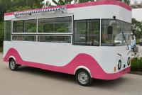 China Electricity System Mobile Kitchen Hot Dog Food Trucks For Outdoor Restaurant And Light for sale