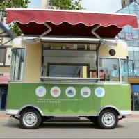 China 3000*2100*2500MM Outdoor Mobile Food Truck Stainless Steel Painted Galvanized Sheet for sale