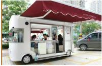 China Multifunctional Fast Food Pizza Tacos Oven Mobile Food Truck with Milk Raw Material for sale