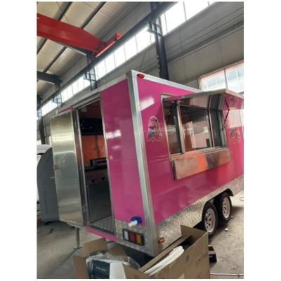 China Automatic Corn Raw Material Small Investment Food Vending Trailer with Low Investment for sale