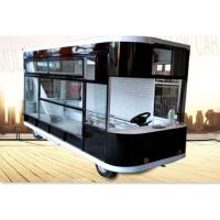 China 35KM-75KM/H Mobile Food Cart Customized Size Hot Dog Food Trailer with Full Equipment for sale