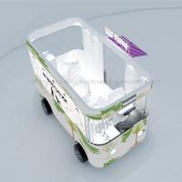 China Speed Snack Food Production 2022 CE Approved Semi-Trailer 4 Wheels Food Trucks with Ovens for sale